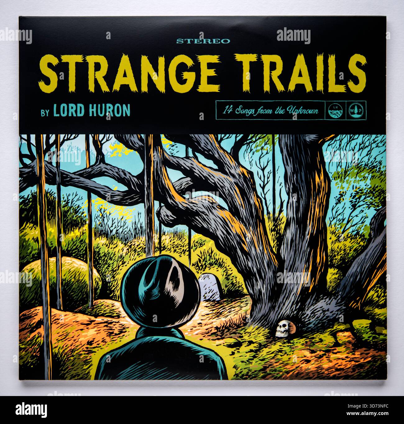 LP cover of the tenth anniversary edition of the Strange Trails album ...