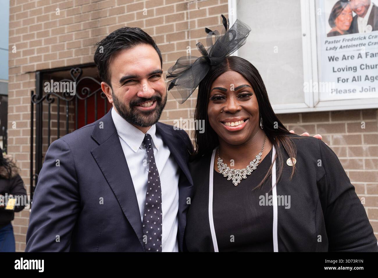 New York, NY, November 23, 2025: Mayor-elect Zohran Mamdani and Bronx ...