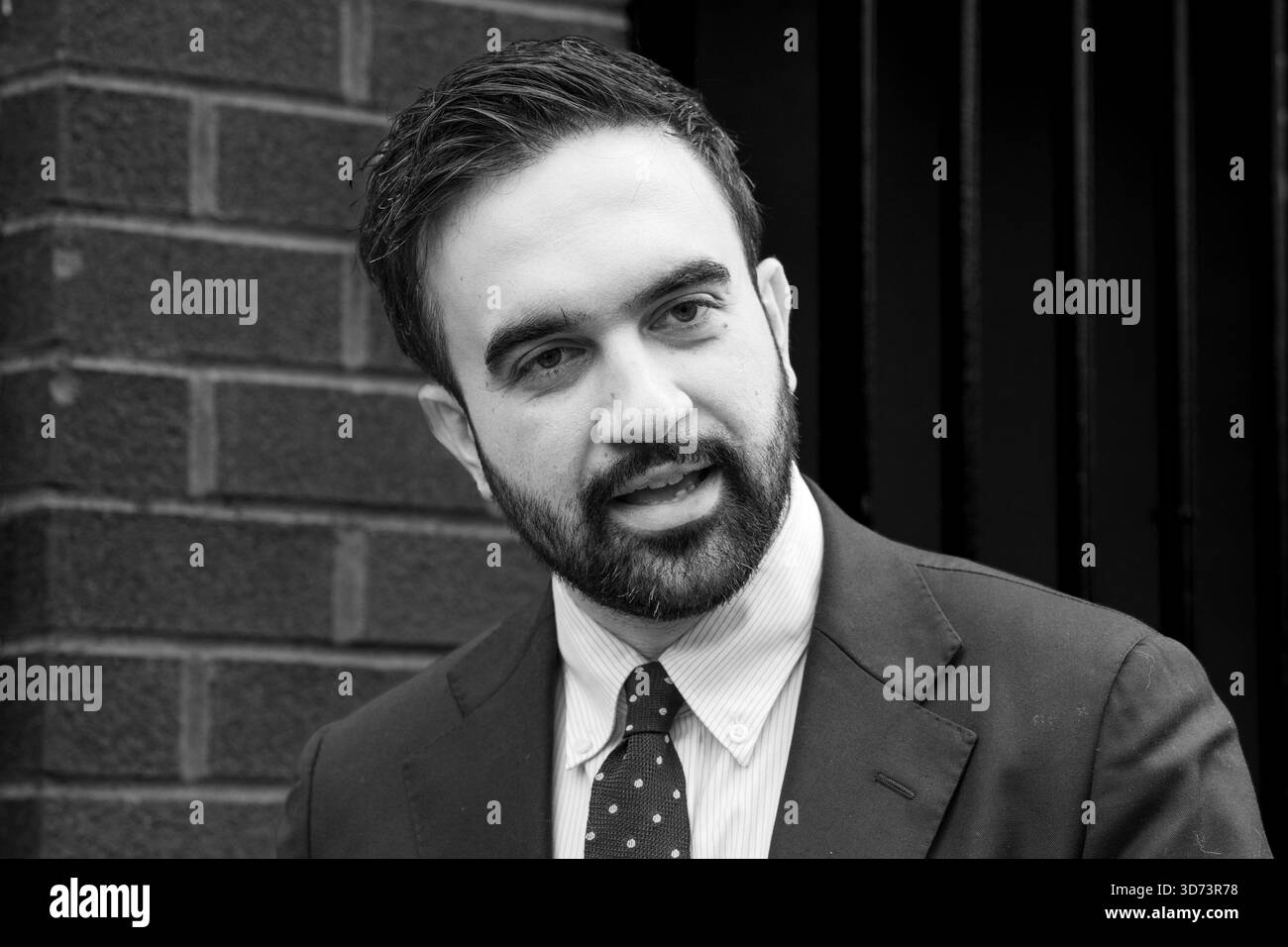 Zohran mamdani new york mayor Black and White Stock Photos & Images - Alamy