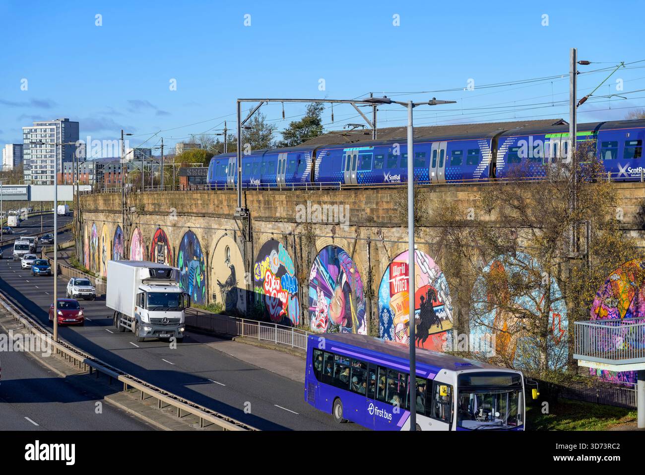 Clyde side expressway hi-res stock photography and images - Alamy