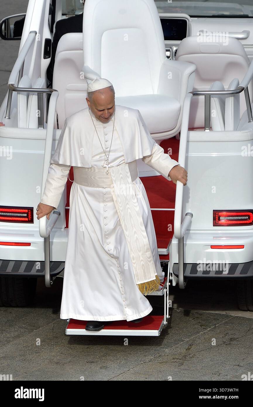 Pope Leo XIV Jubilee Audiences in St. Peter's Square at The Vatican ...