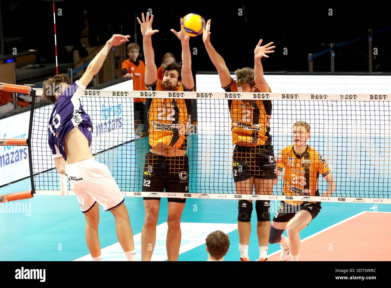 11/23/2025, Max-Schmeling-Halle, Berlin, DEU, DVV, 1.VBL, BR Volleys vs ...