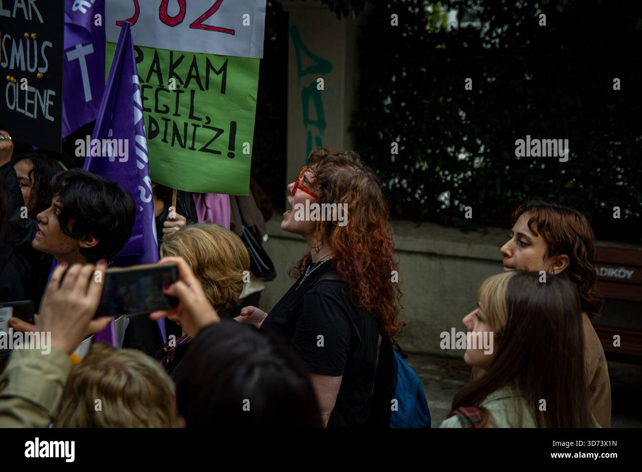 November 23, 2025, Istanbul, Istanbul, Turkey: Feminist protest ahead ...
