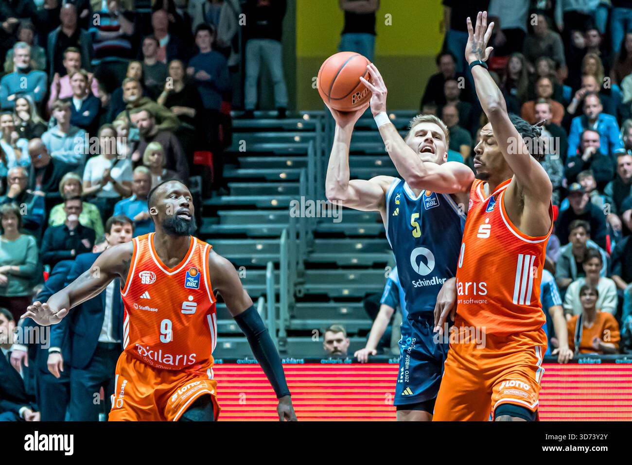Chemnitz, Germany November 23, 2025: 1.BBL - 2025/2026 - Niners ...
