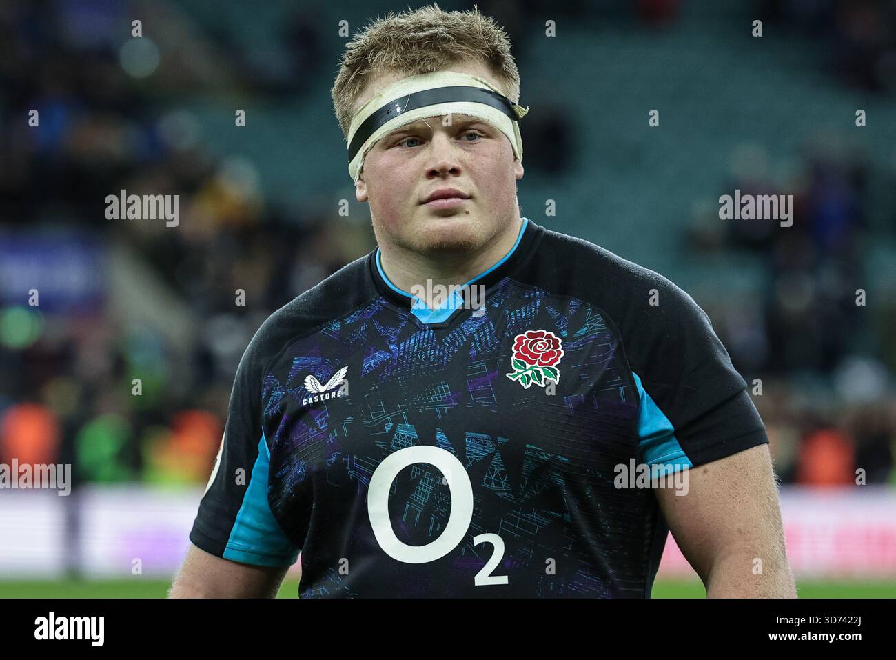 Fin Baxter of England during the Quilter Nations Series 2025 match ...