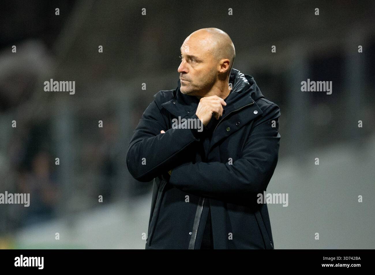 Head Coach Alexandre Dujeux of Angers during the French championship ...