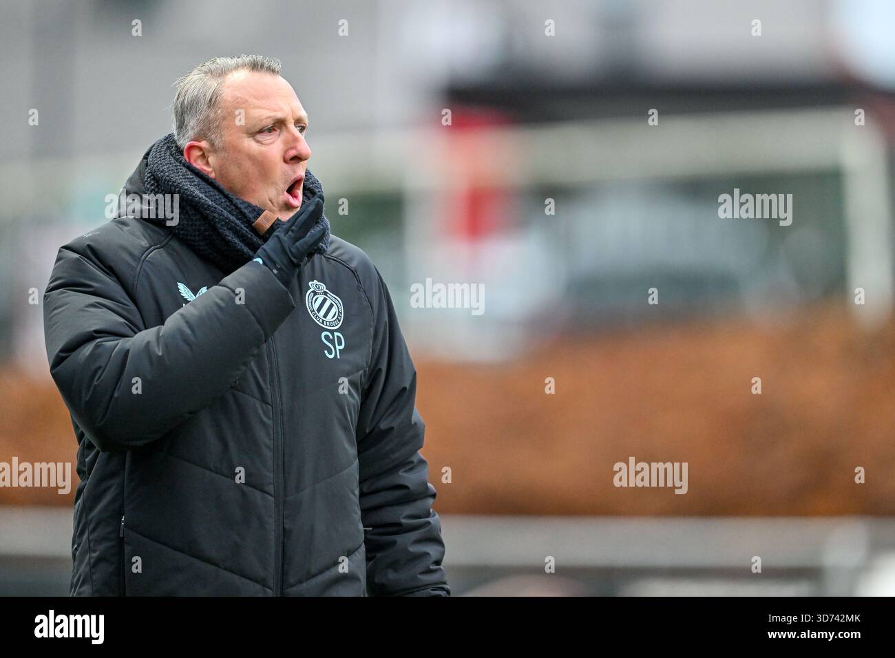 Headcoach Sjaak Polak of Club YLA pictured during a female soccer game ...
