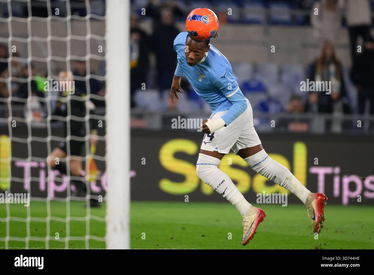 Tijjani Noslin of SS Lazio scores the goal of 2-0 during the Serie A ...