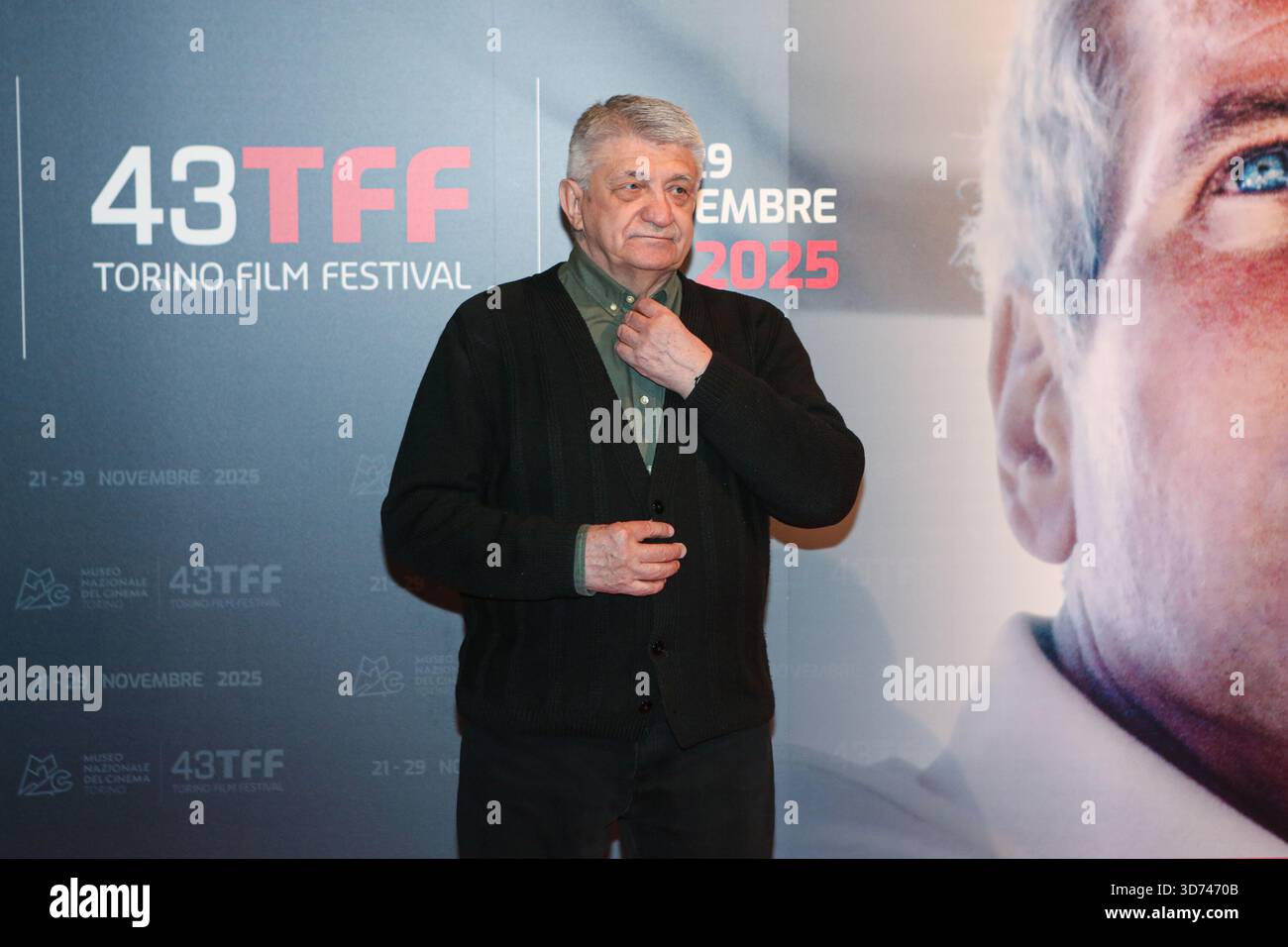 Aleksandr Sokurov attends the red carpet on Day 3 of the 43rd Turin ...