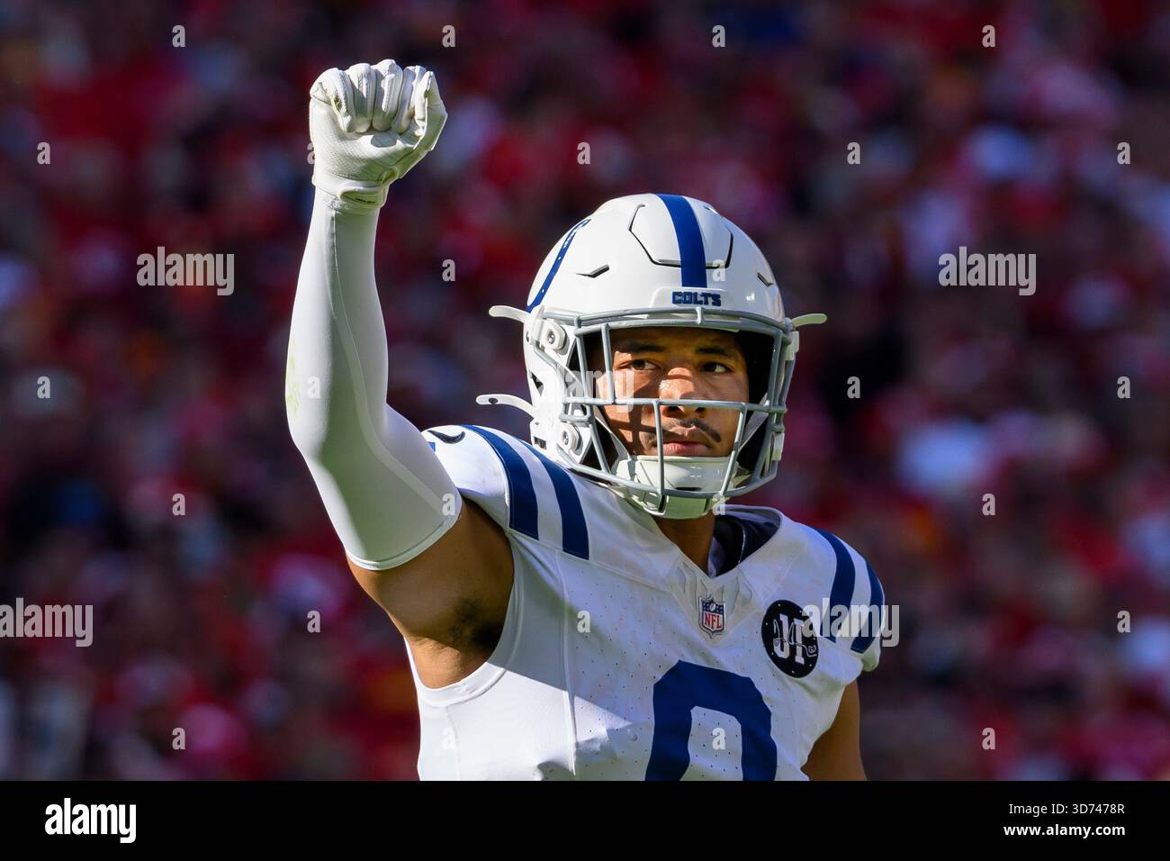 Indianapolis Colts safety Cam Bynum celebrates a defensive stop against ...