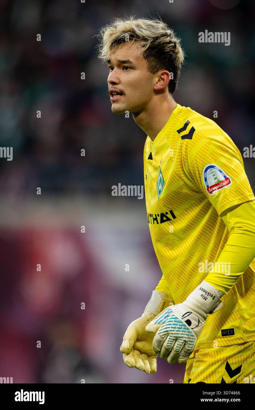 Leipzig, Germany. 23rd, November 2025. Goalkeeper Mio Backhaus of ...