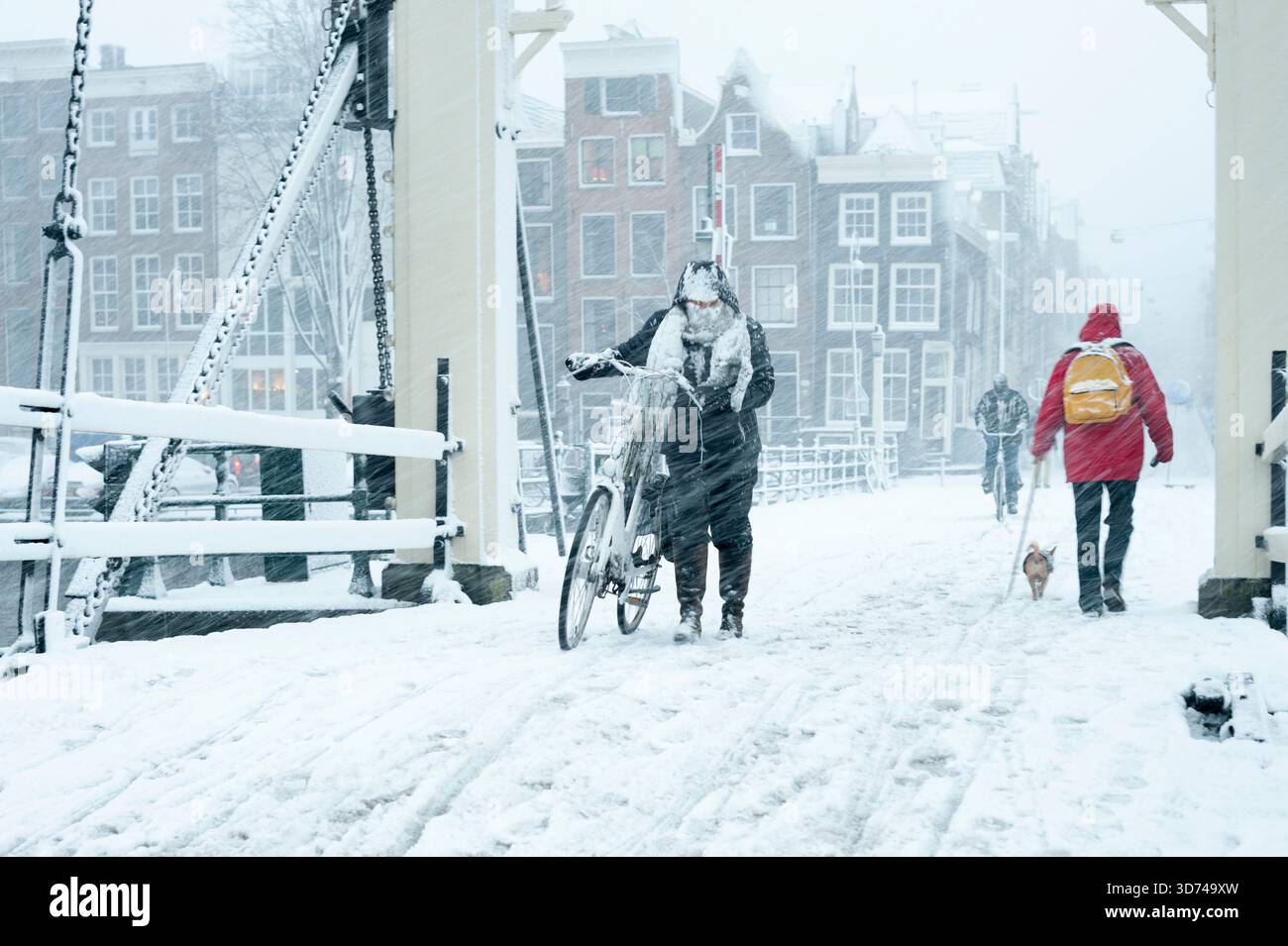 Heavy snowfall in netherlands hi-res stock photography and images - Alamy