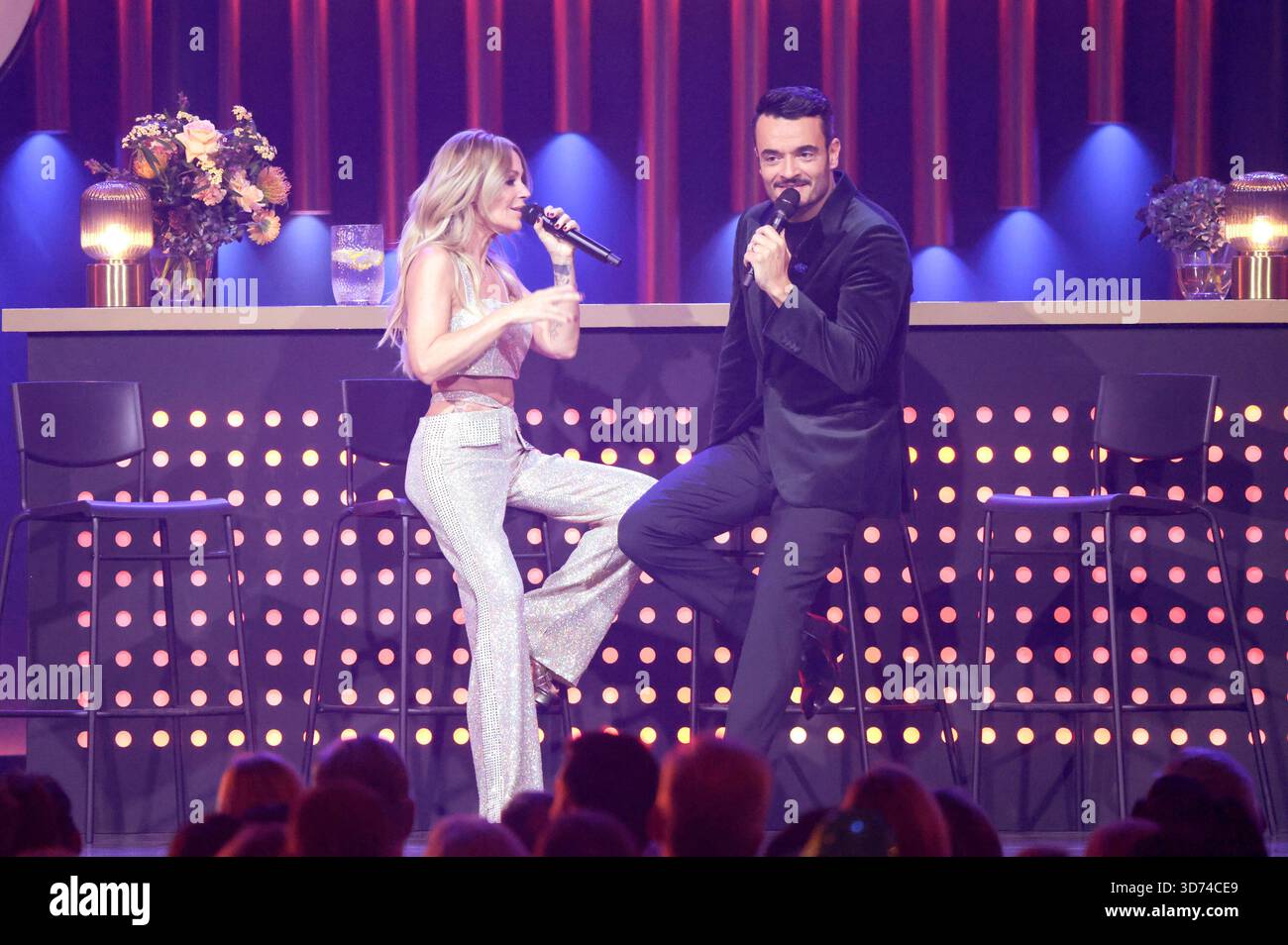 Michelle and Giovanni Zarrella in the ZDF music show 'The Giovanni ...