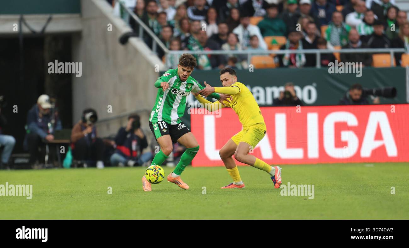 Seville, Spain, 23 the November 2025 Abde Ezzalzouli of Real Betis in ...