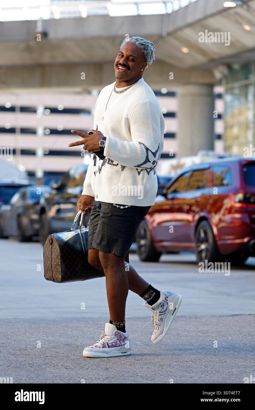 New Orleans Saints defensive end Cameron Jordan (94) arrives before an ...