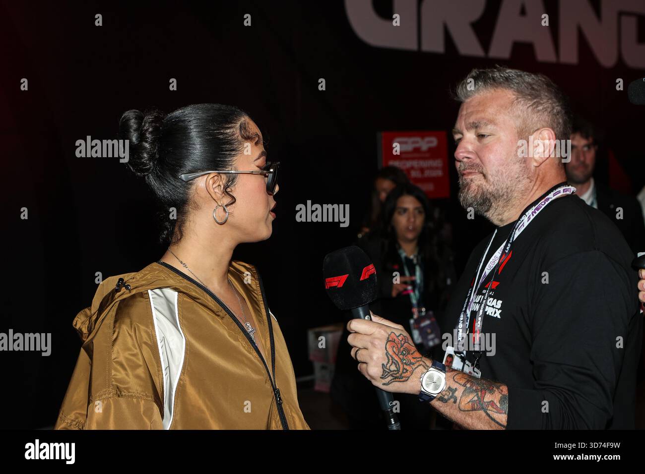 November 22, 2025: Singer Jazzy gives an interview on the red carpet at ...