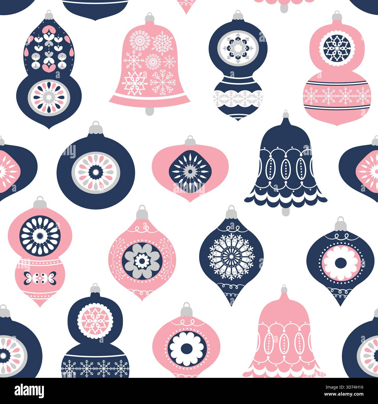 Vector seamless holiday pattern Stock Vector Images - Alamy