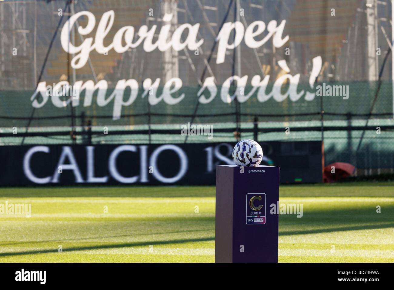 The ball of the Serie C match between Ascoli Calcio 1898 FC and SS ...