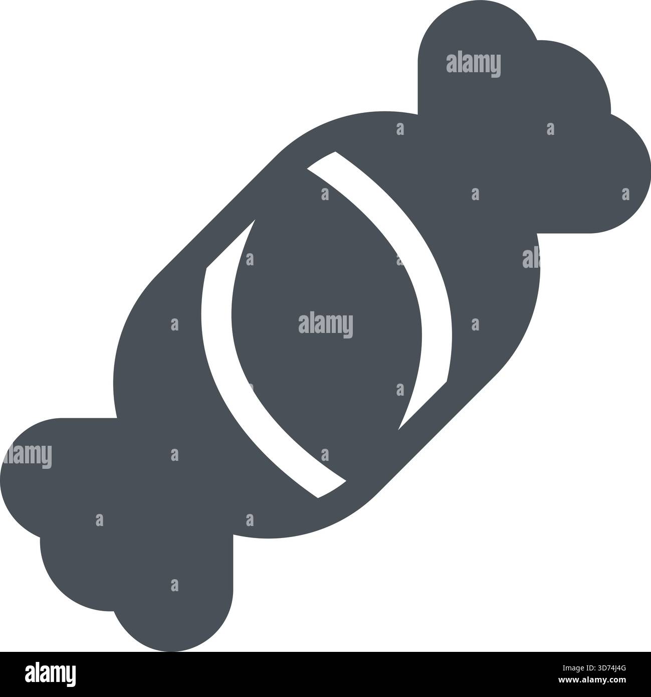 Simple black white candy Stock Vector Images - Alamy