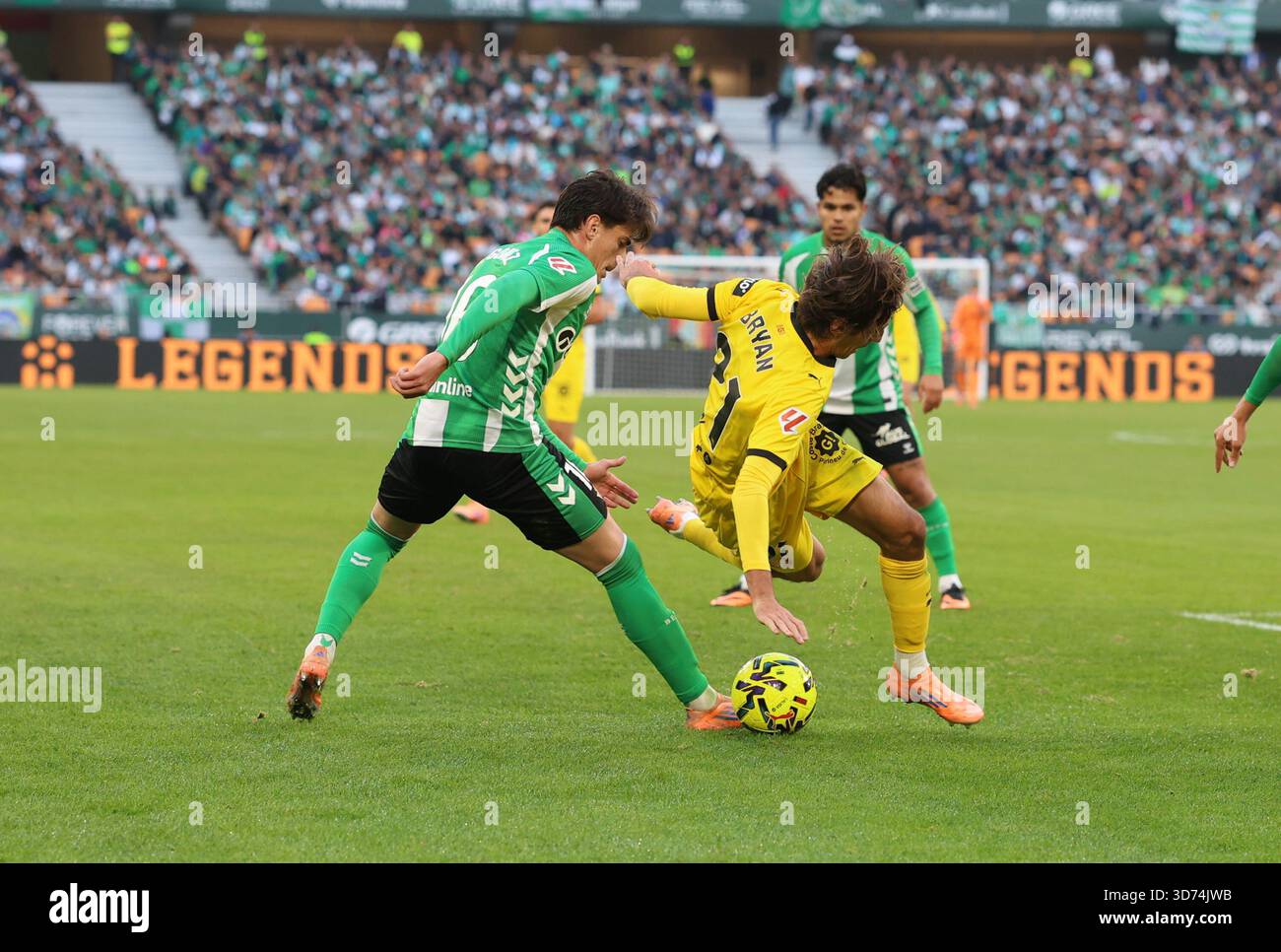 Seville, Spain, 23 the November 2025 Valentín Gómez of Real Betis and ...