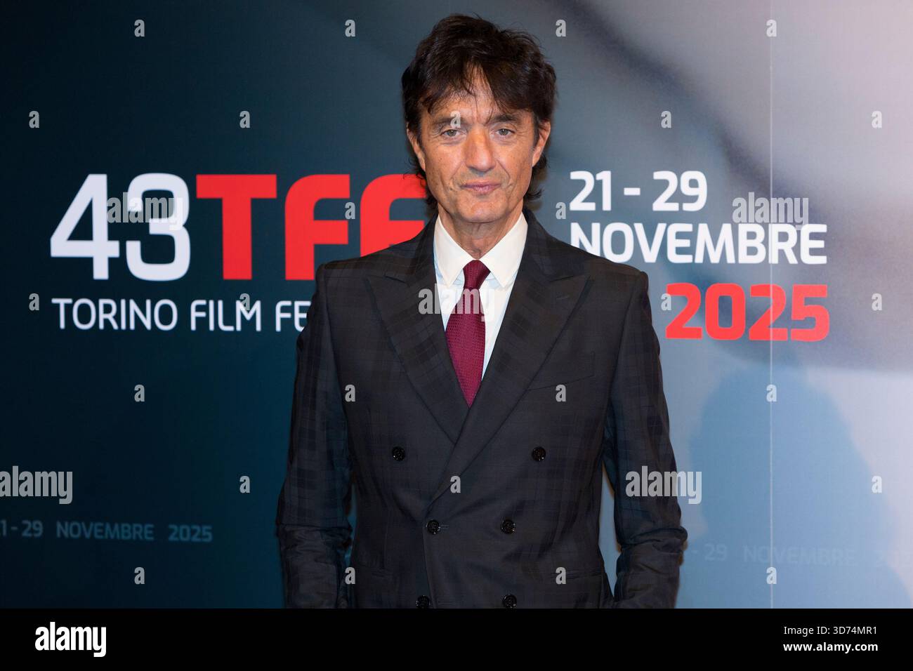 Turin, Italy. 23rd Nov 2025. Giulio Base photocall at 2025 Torino Film ...