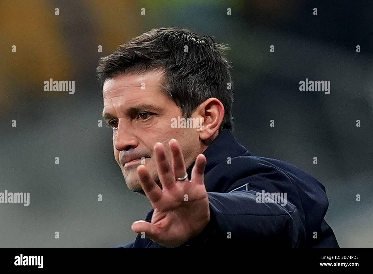 Inter Milan’s head coach Cristian Chivu during the Serie A soccer match ...
