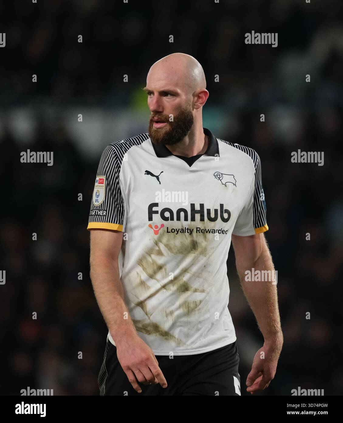 Matt Clarke of Derby County seen during the EFL Championship football ...
