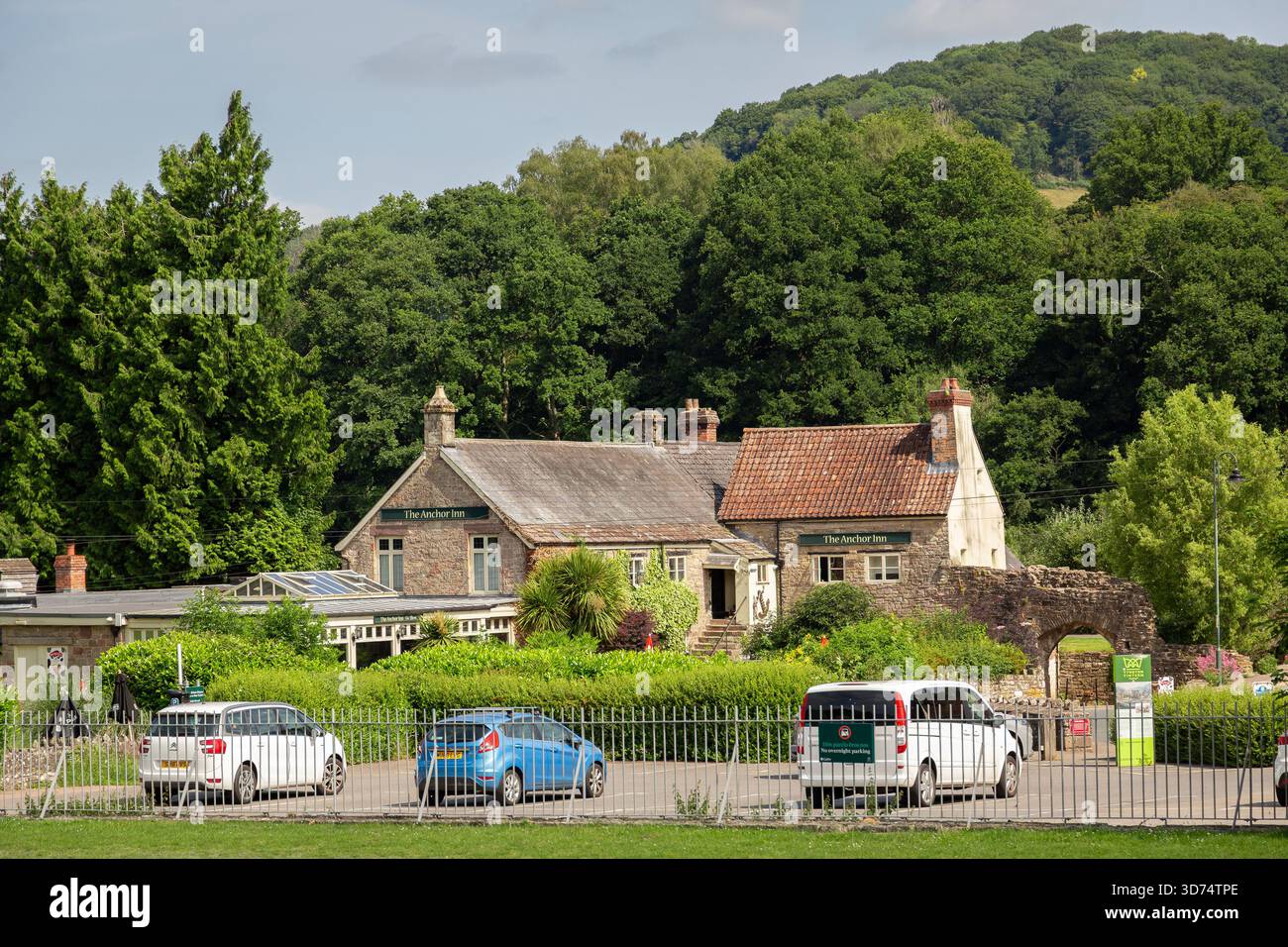 Tintern, UK, June 17 2025: The Anchor Inn, a pub and restaurant next to ...