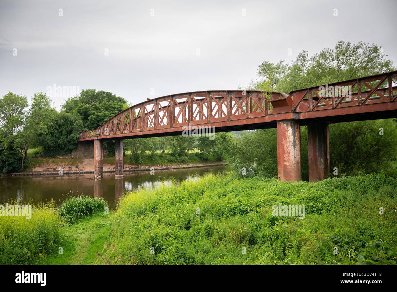 Monmouth, UK, June 20 2025: Duke of Beaufort Bridge, former railway ...