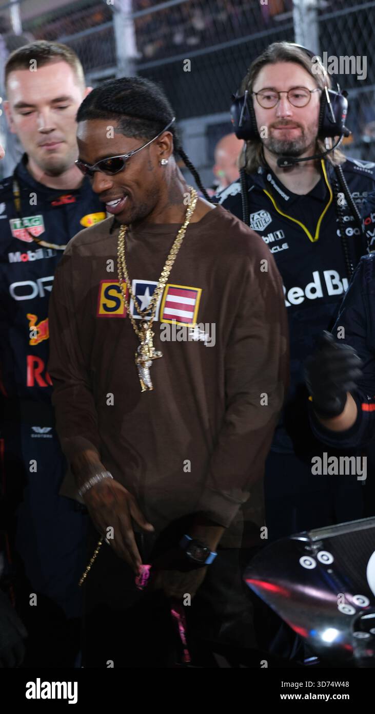 November 22, 2025, Las Vegas, Nevada, USA: Travis Scott during the 2025 ...