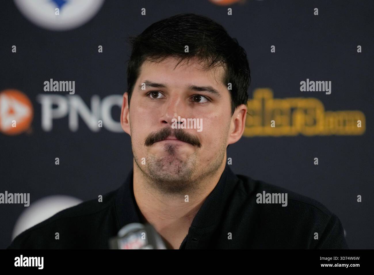 Pittsburgh Steelers quarterback Mason Rudolph meets with reporters ...