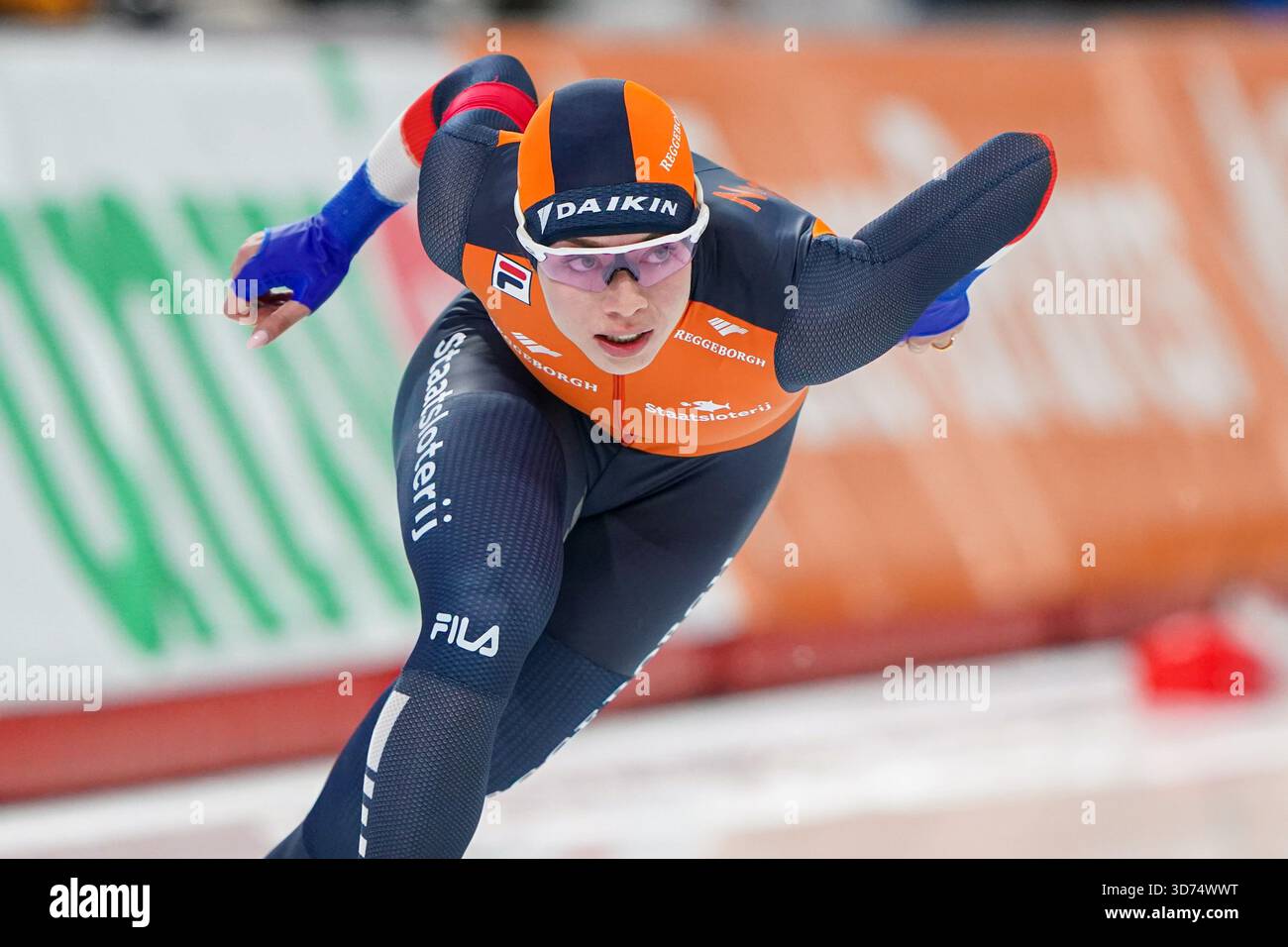 CALGARY, CANADA - NOVEMBER 23: Marrit Fledderus of Netherlands during ...