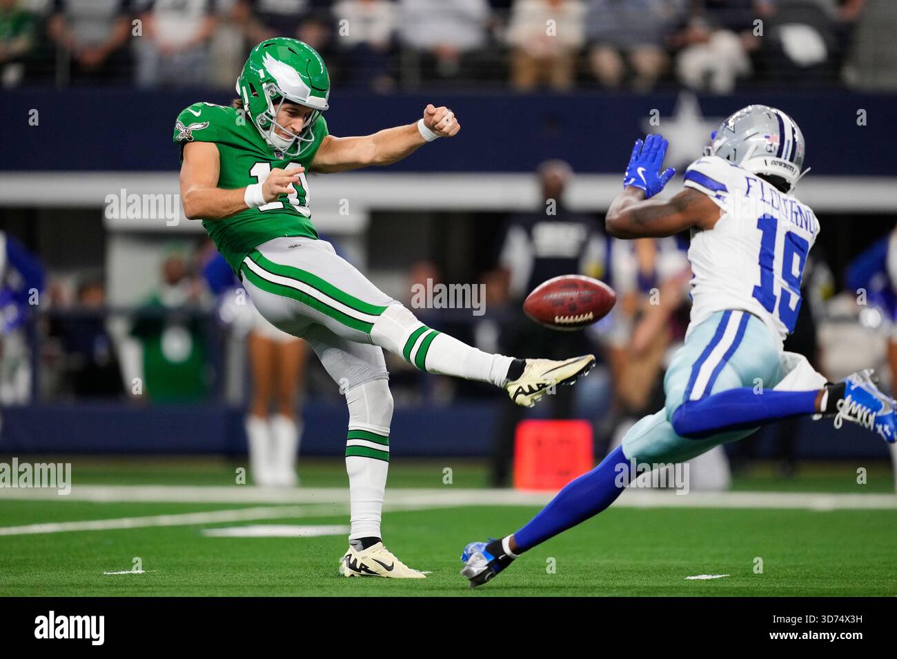 Philadelphia Eagles Punter Braden Mann 10 Punts During The First Half