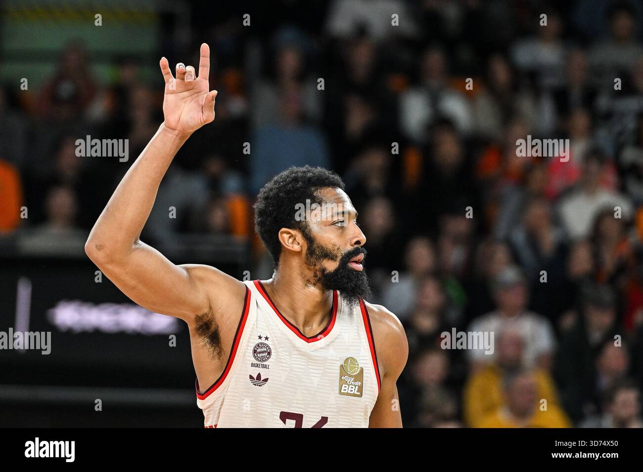 November 23, 2025, ratiopharm arena, Neu-Ulm, GER, BBL, ratiopharm Ulm vs FC Bayern Munich, on ...