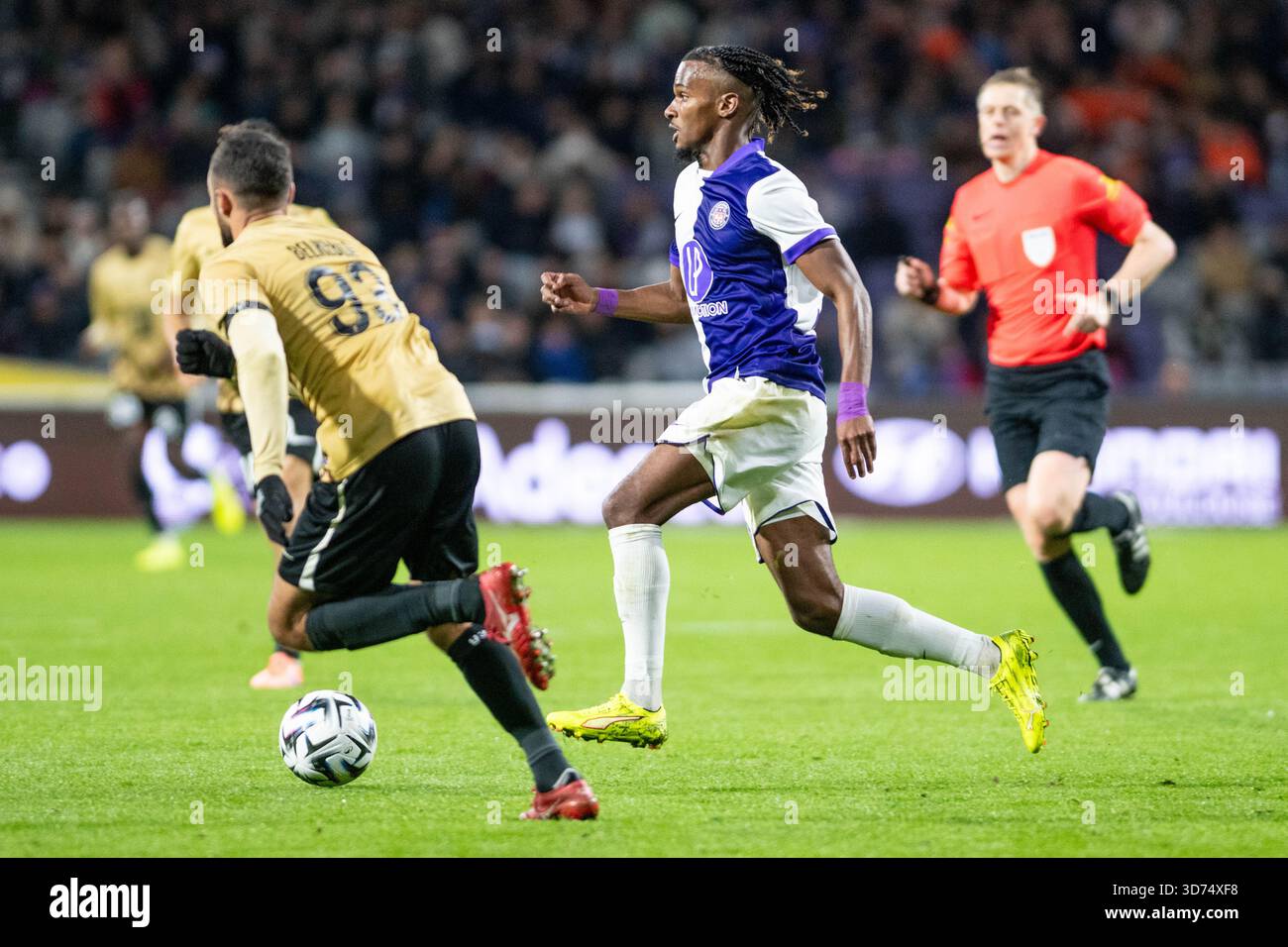 Yann Gboho of Toulouse during the French championship Ligue 1 football ...