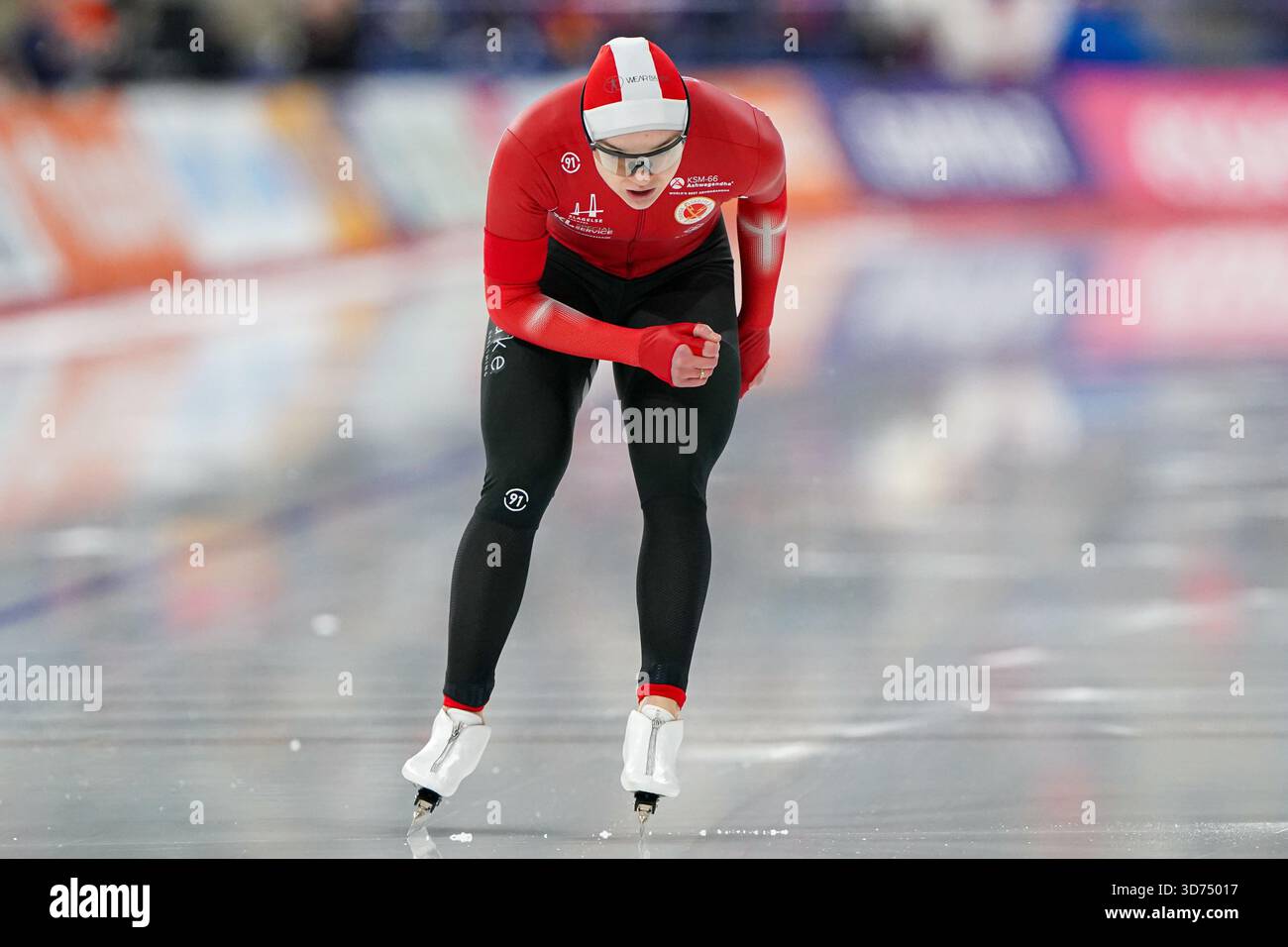 CALGARY, CANADA - NOVEMBER 23: Sofia Thorup of Denmark during the ISU ...