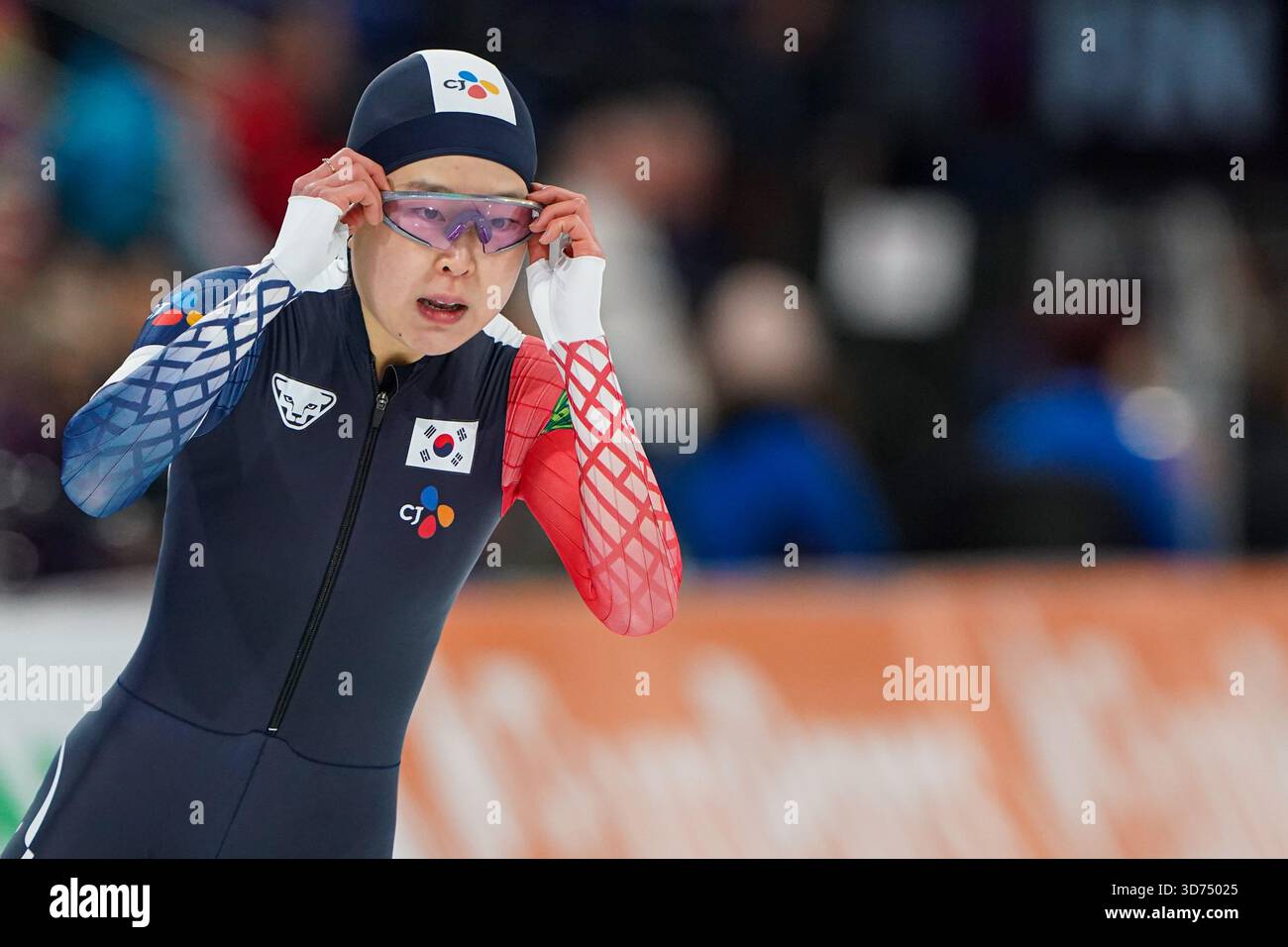 CALGARY, CANADA - NOVEMBER 23: Min-Sun Kim of Republic of Korea during ...