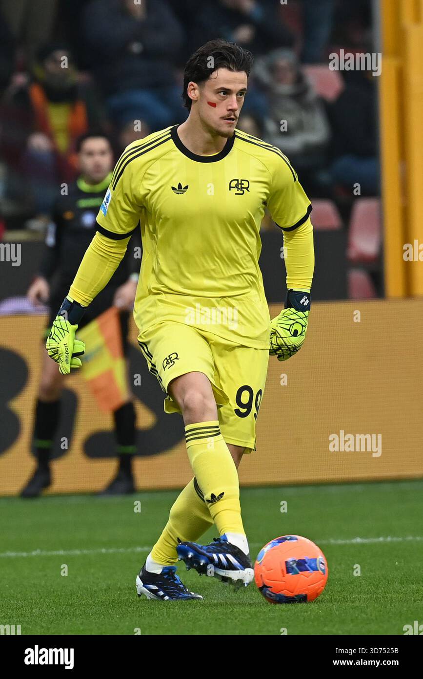 SVILAR Mile (As Roma) in action during US Cremonese vs AS Roma, Italian ...