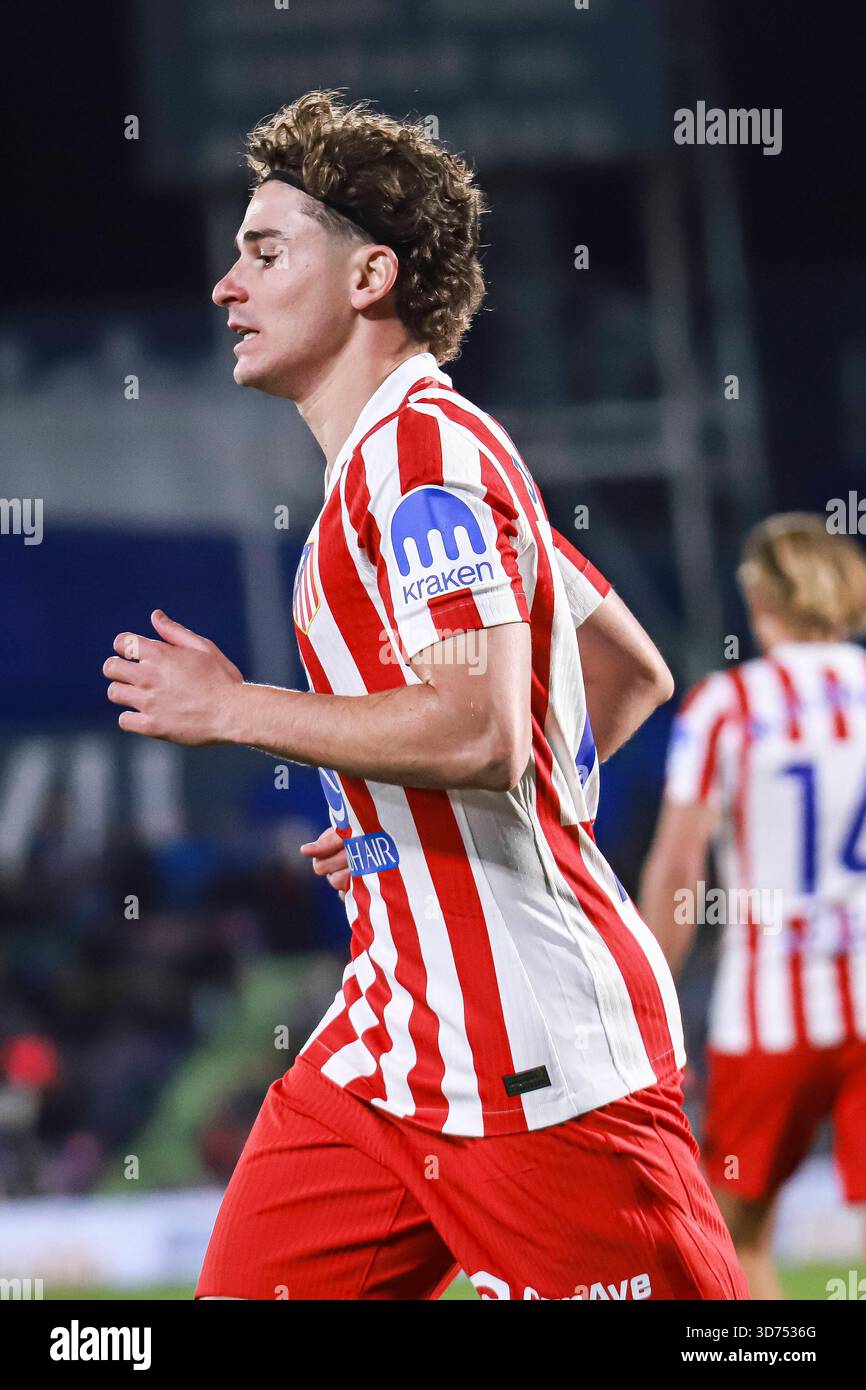 Spanish La Liga EA Sports soccer match Getafe vs Atletico Madrid at ...