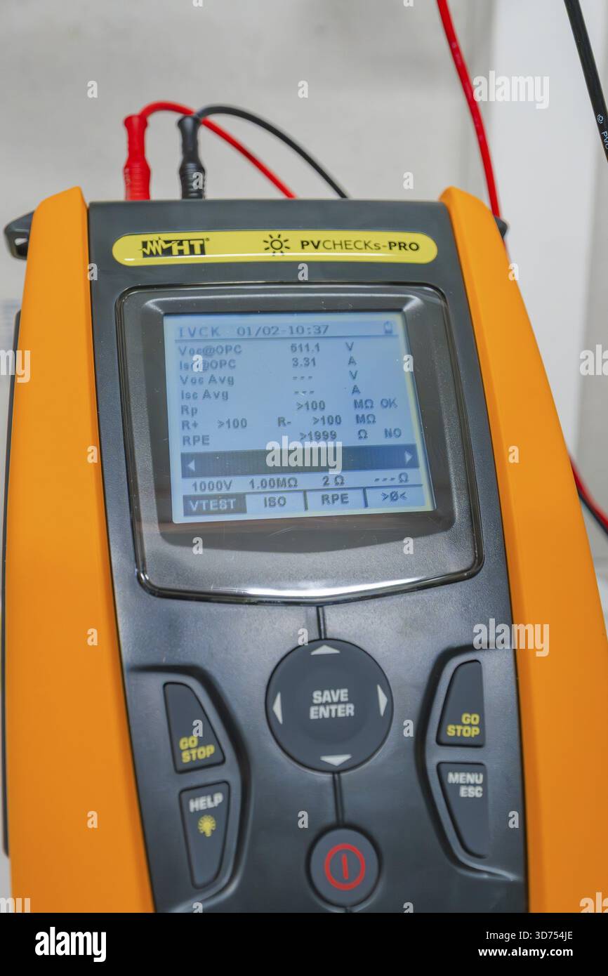 Measurement device shows electrical hi-res stock photography and images ...