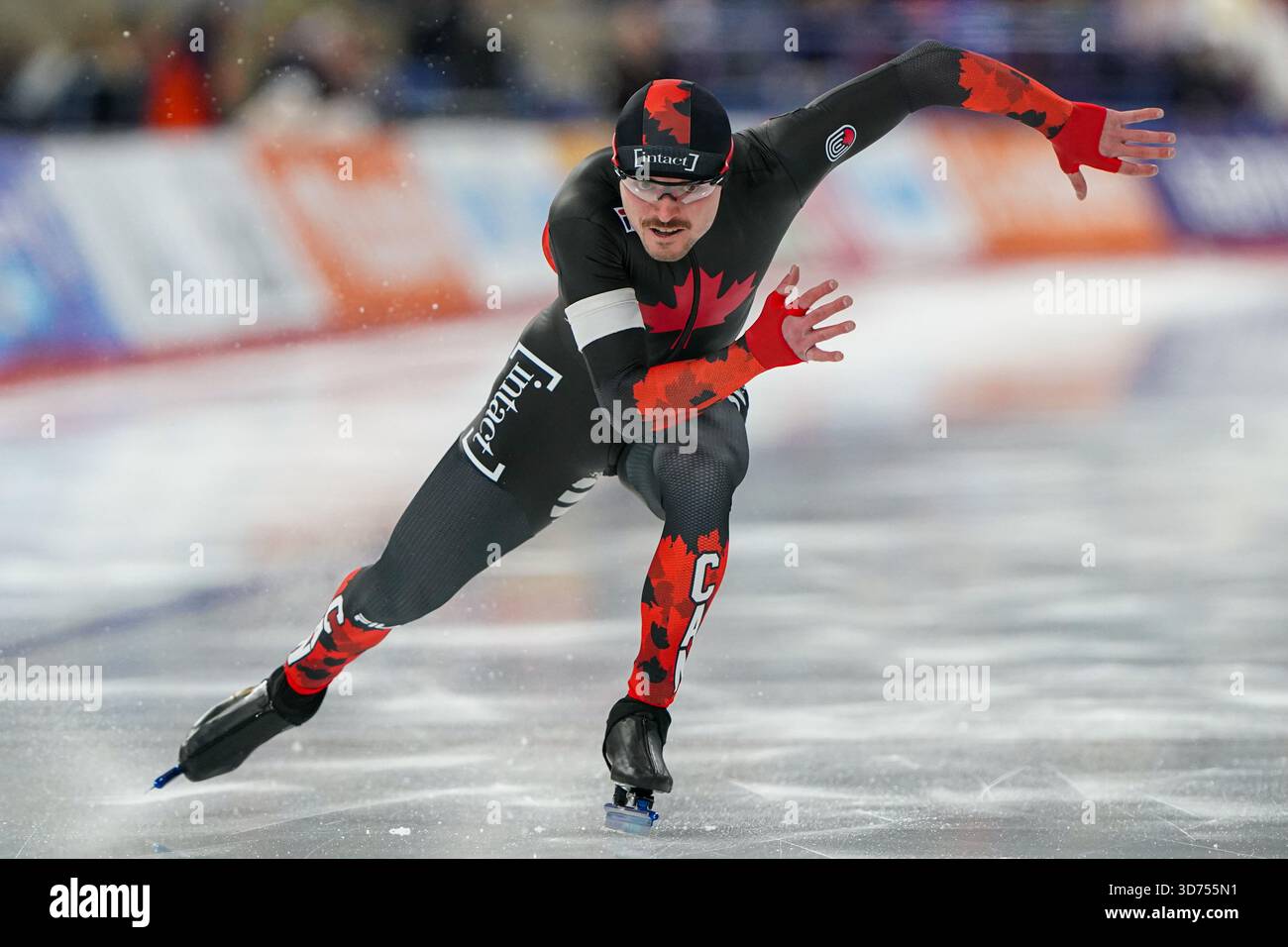CALGARY, CANADA - NOVEMBER 23: Cedrick Brunet of Canada during the ISU ...