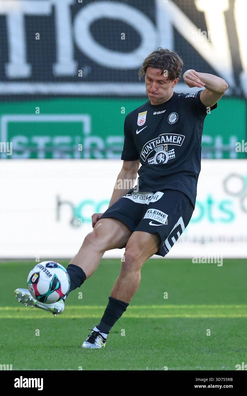 Graz, Austria, November 23, 2025, Merkur Arena - Soccer - ADMIRAL ...