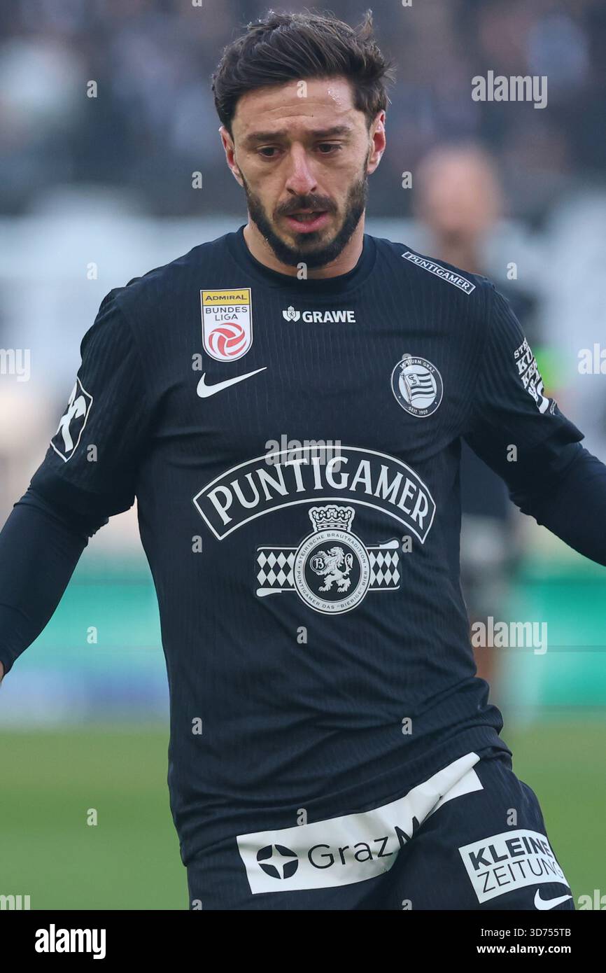 Graz, Austria, November 23, 2025, Merkur Arena - Soccer - ADMIRAL Bundesliga [Bundesliga], SK ...