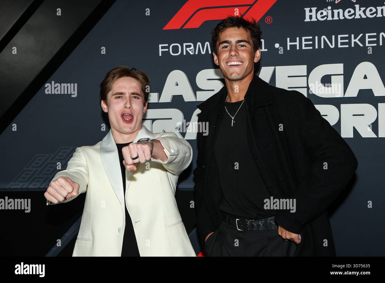 November 22, 2025: (L-R) Oliver Muhl and Sam Rappaport pose for a photo ...