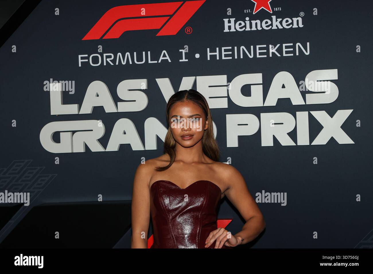 November 22, 2025: Race Car Driver Bia Bustamante poses for a photo on ...
