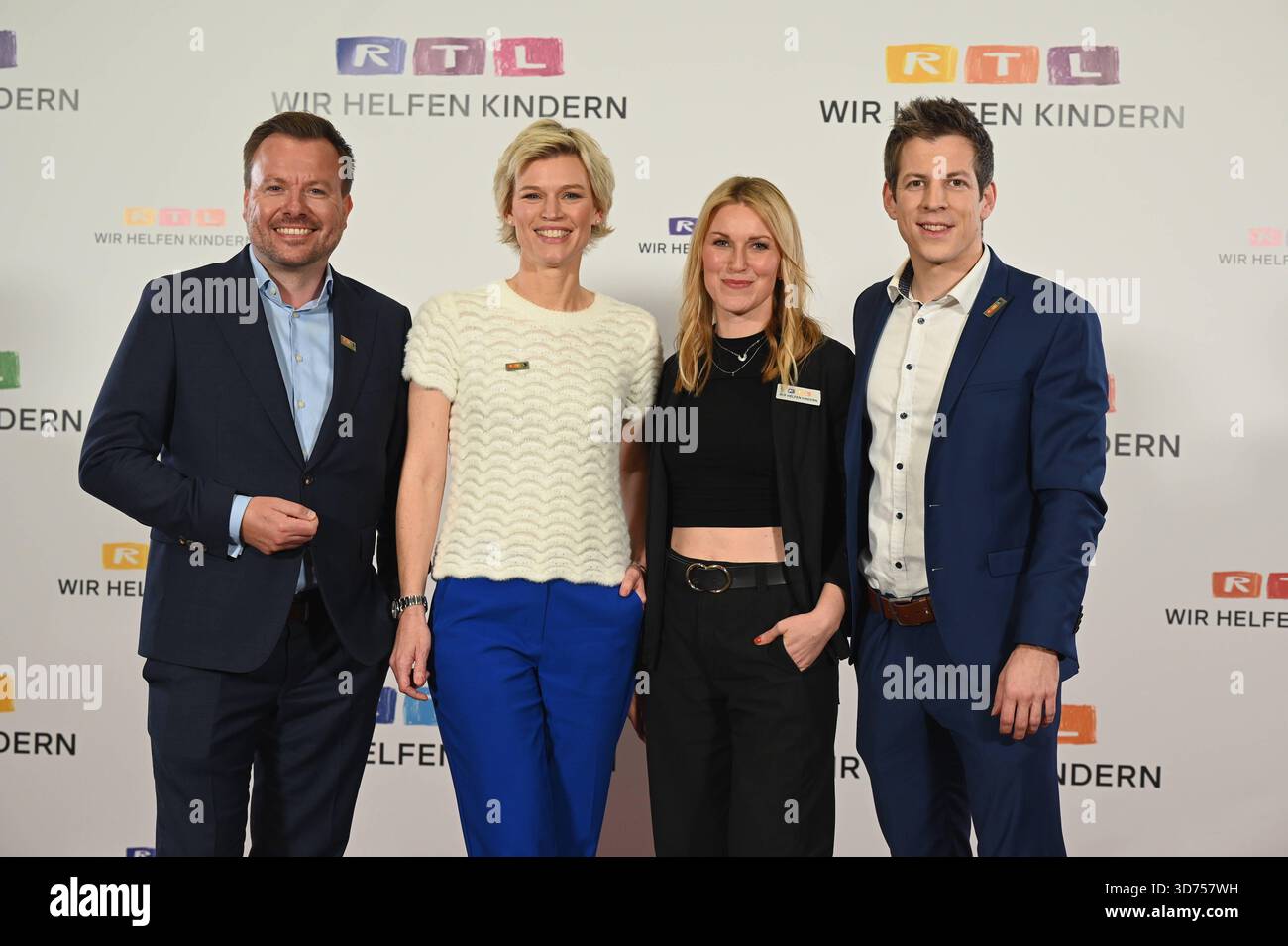 Moderatoren Oliver Beckmeier, Verena Fels, Daniela Will und Daniel ...