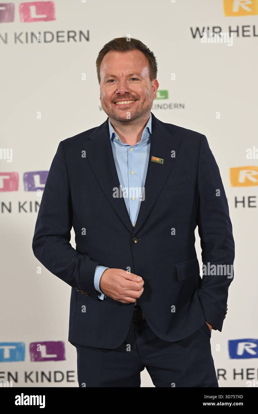 Moderator und Reporter Oliver Beckmeier nimmt am 30. RTL ...