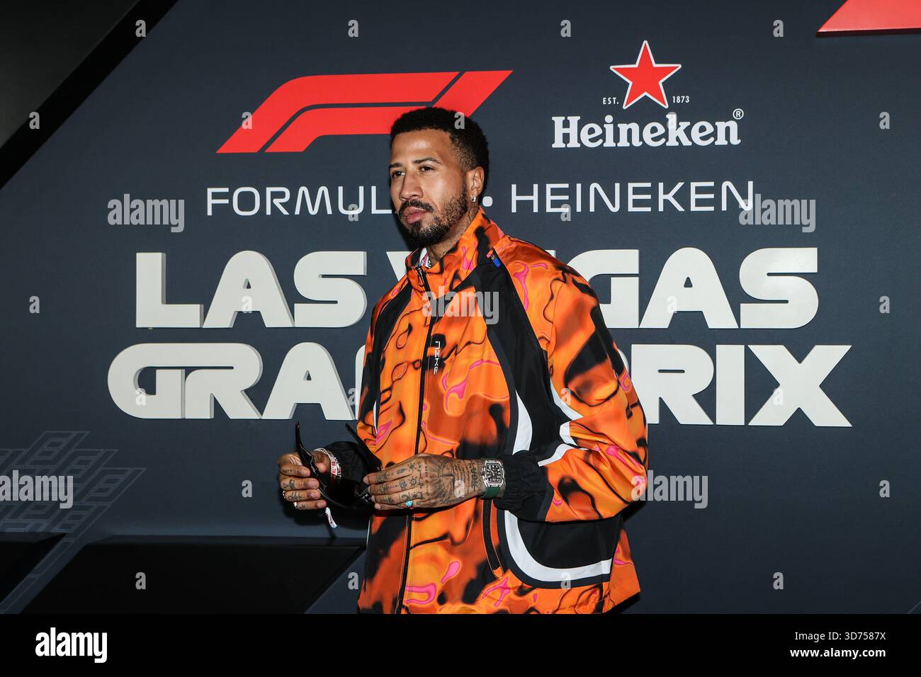 November 22, 2025: Professional Fencer Miles Chamley-Watson poses for a ...