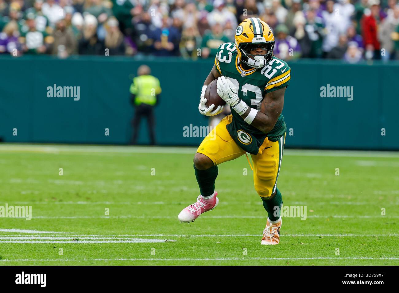 November 23, 2025: Green Bay Packers running back Emanuel Wilson (23 ...