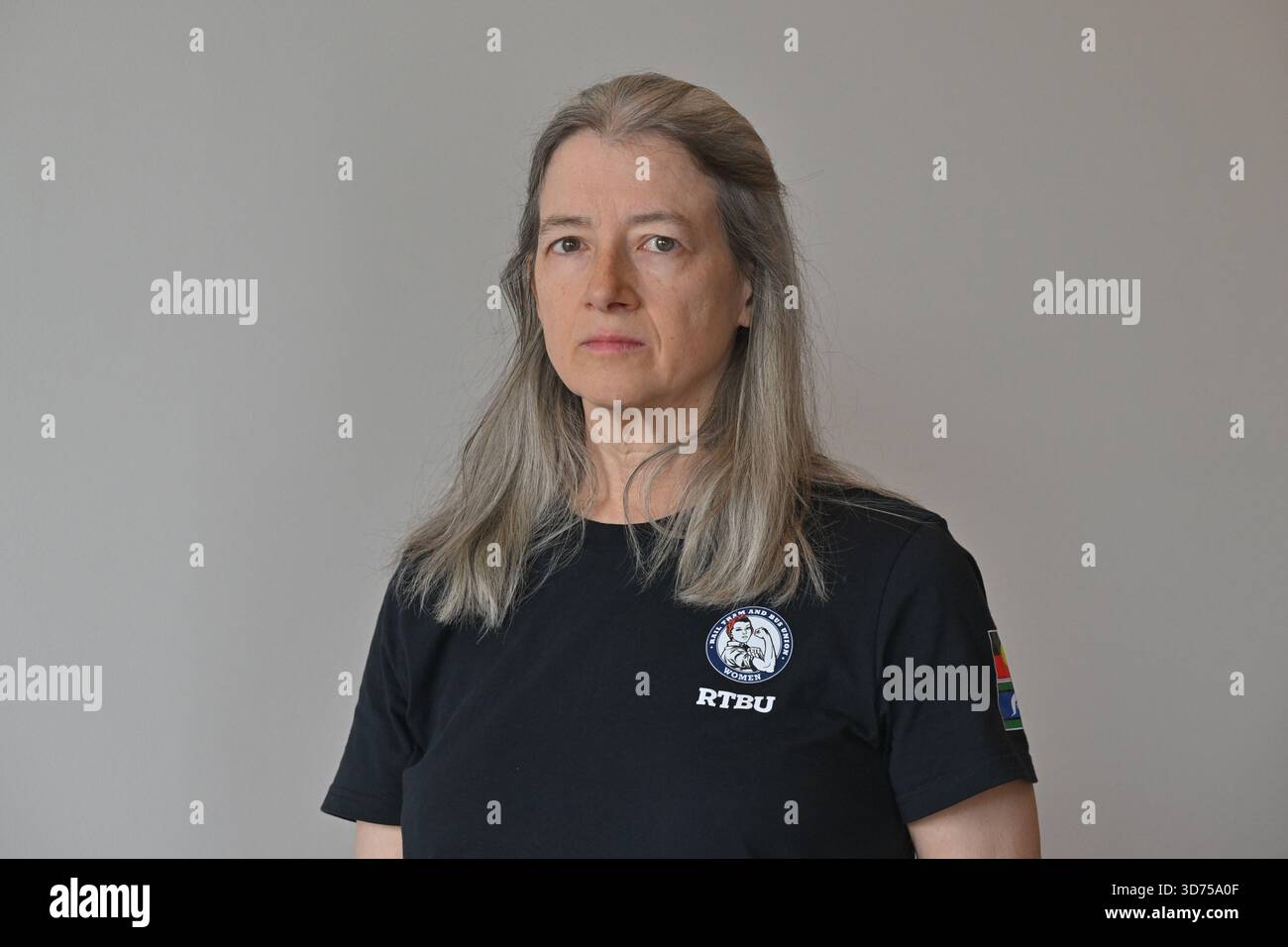 Rail, Tram and Bus Union (RTBU) member Cathy Birch at Parliament House ...